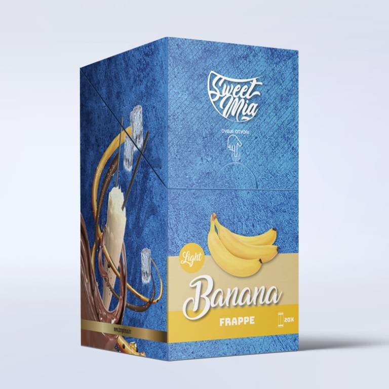 Frape banana instant LIGHT - Sweet mia, 25 g, 20/1 - Tom Primus d.o.o.