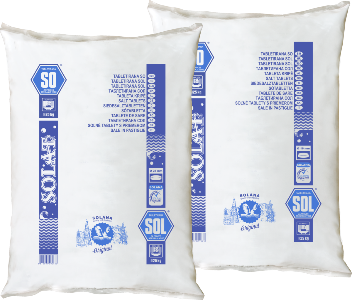 TABLETIRANA SOL ZA REGENERACIJU 25kg - Tom Primus d.o.o.